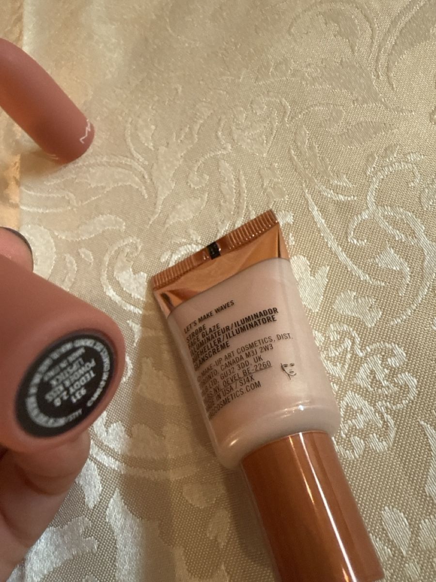 MAC Lippenstift Teddy 2.0 & Strobe Cream Mini-Set (Neu (gemäss ...