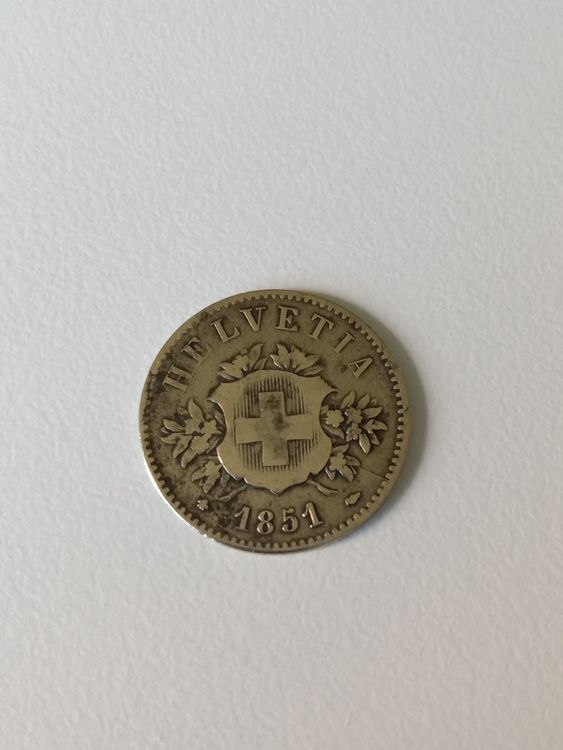 20 Rappen 1851 (Gebraucht) in Pfäffikon ZH für CHF 115 – mit Lieferung auf Ricardo kaufen