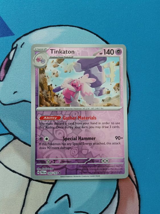 Tinkaton 105 - Paldea Evolved Granforgita Reverse Holo (Neu (gemäss ...