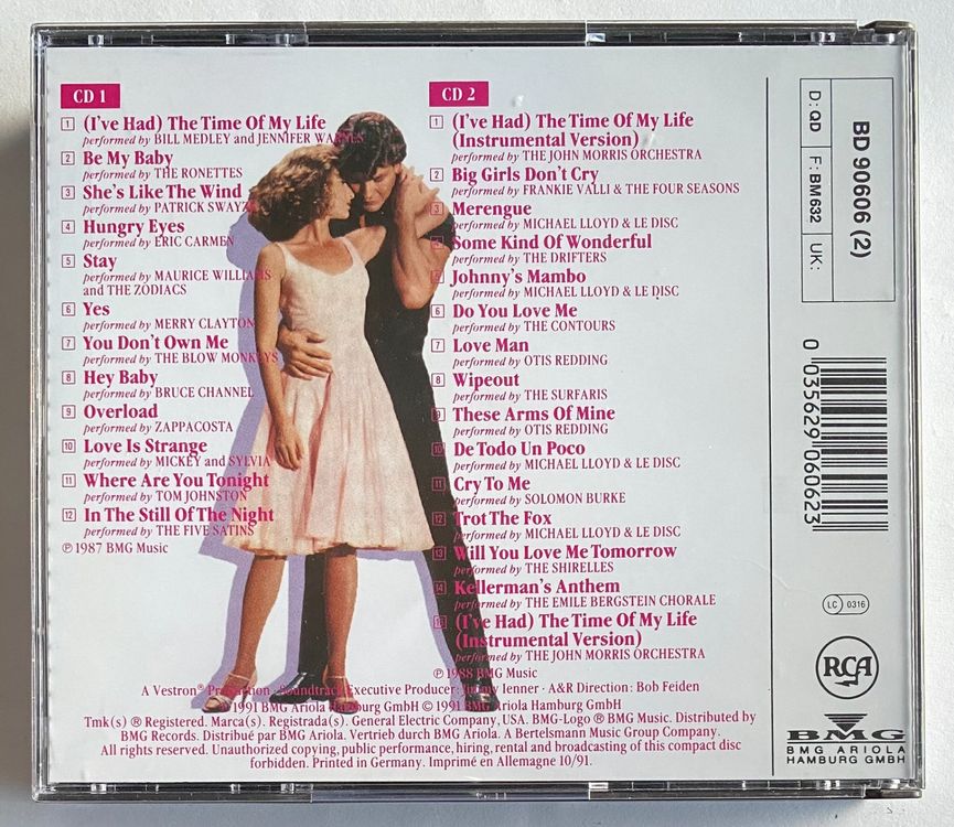 TOTAL DIRTY DANCING Soundtrack 2-CD Set (Gebraucht) in Chur für CHF 1 ...
