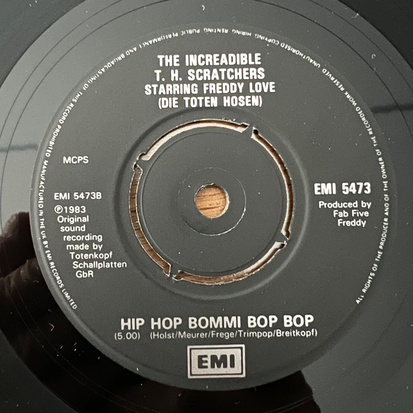 Incredible T.H. Scratchers - Hip Hop Bommi Bop / 1. UK 1983 (Gebraucht ...