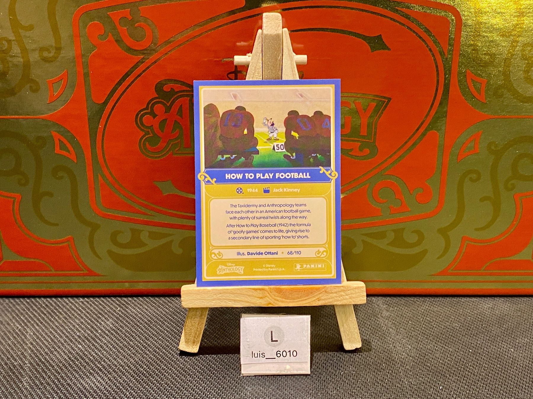 Disney Anthology How to Play Football 68/110 Rainbow Holo (Gebraucht ...