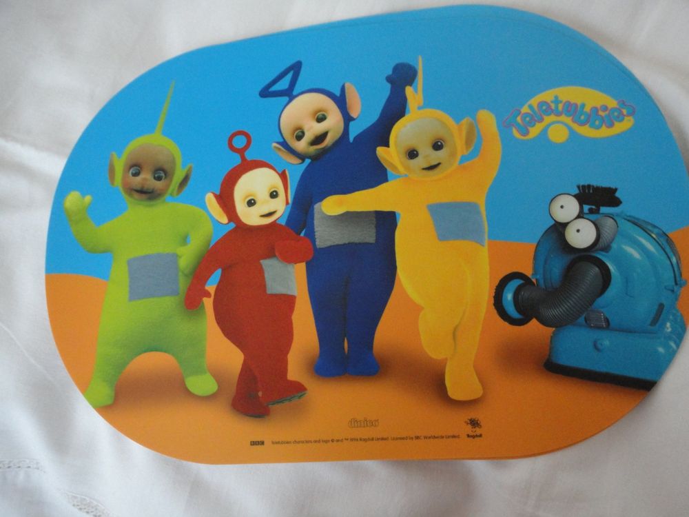 Teletubbie 4 x Tischset 43x29 Kunststoff | Kaufen auf Ricardo