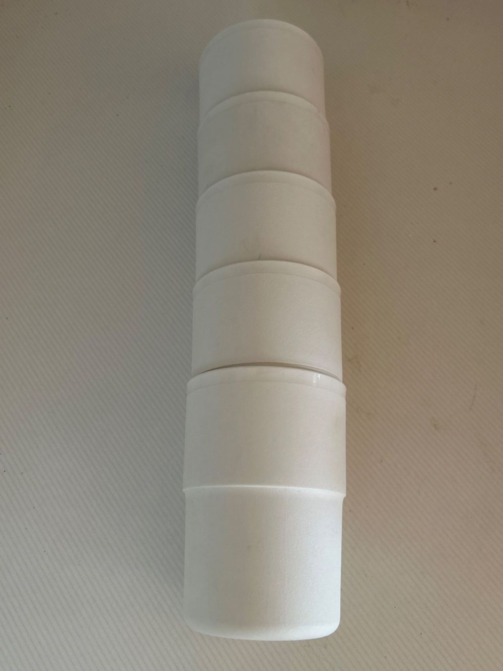 Tupperware Trinkbecher, 5 Stk, weiss, Top Zustand! (Neu (gemäss ...