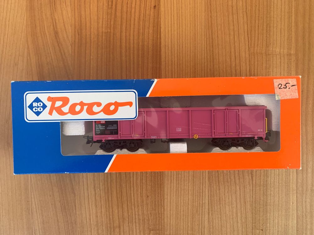 Roco 47215 SBB Eaos, Hochbordwagen violett | Kaufen auf Ricardo