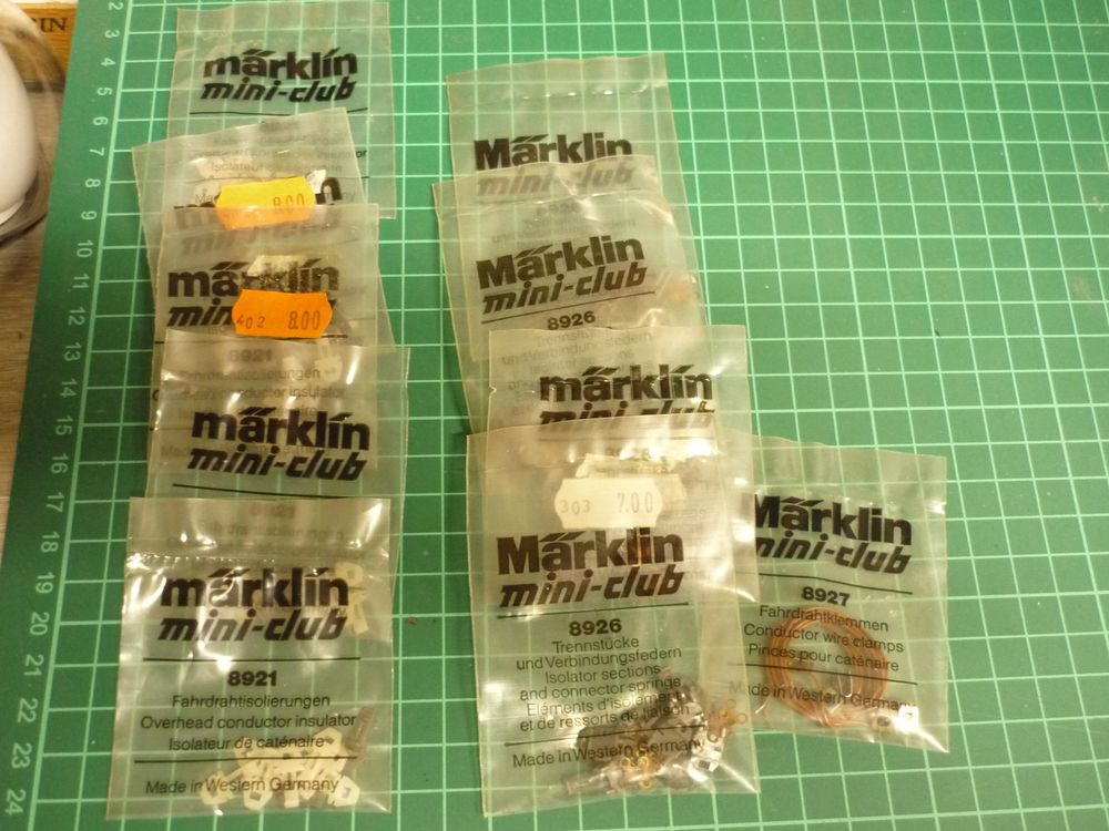 Lot de sachets Märklin mini-club Z 8921-8927 | Kaufen auf Ricardo