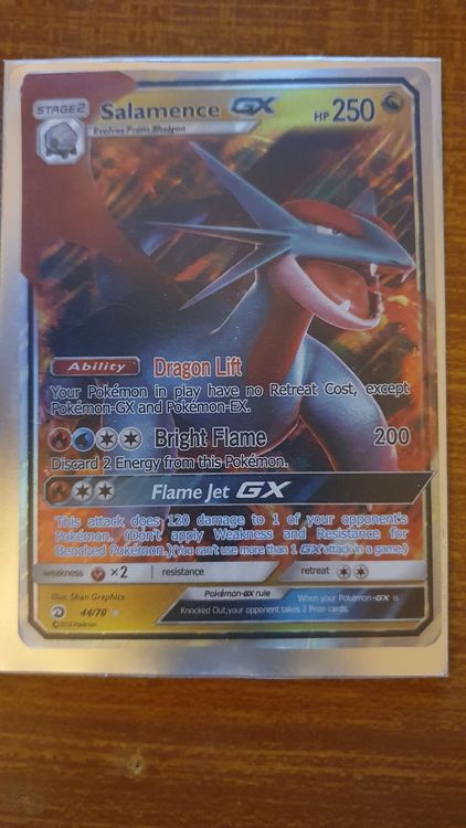 Salamence GX - 44/70 - Ultra Rare Dragon Majesty Set TCG | Kaufen auf Ricardo