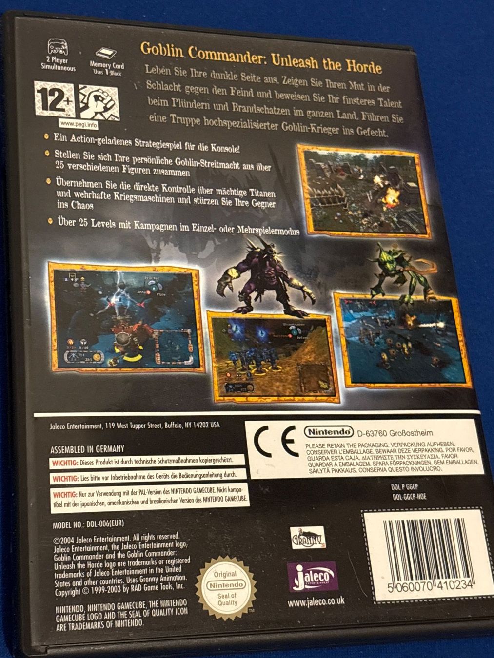 Gamecube Goblin Commander (CIB) • TWINT *** (Neu (gemäss Beschreibung ...
