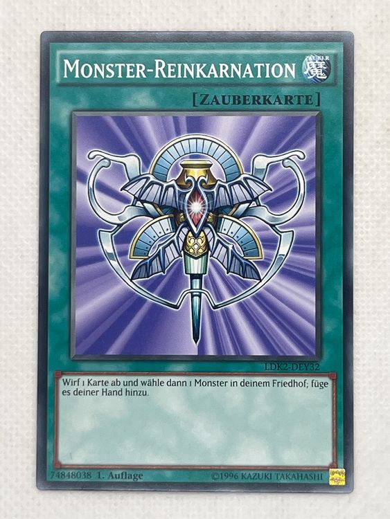 Yu-Gi-Oh! Karte Monster Reinkarnation, LDK2-DEY32 (Gebraucht) in ...