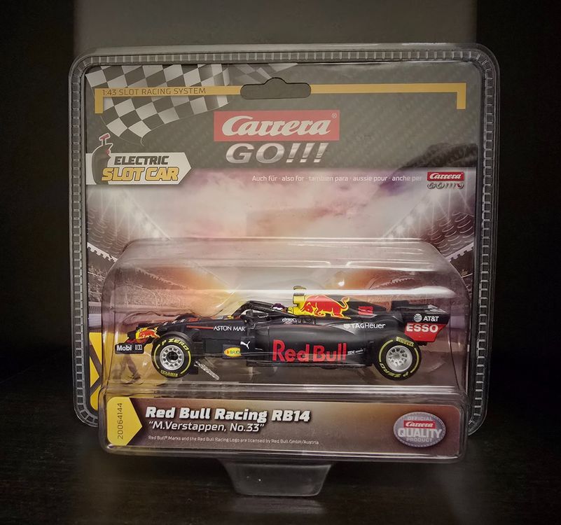 Carrera GO!!! - Red Bull Racing RB14 - Max Verstappen No. 33 | Kaufen ...