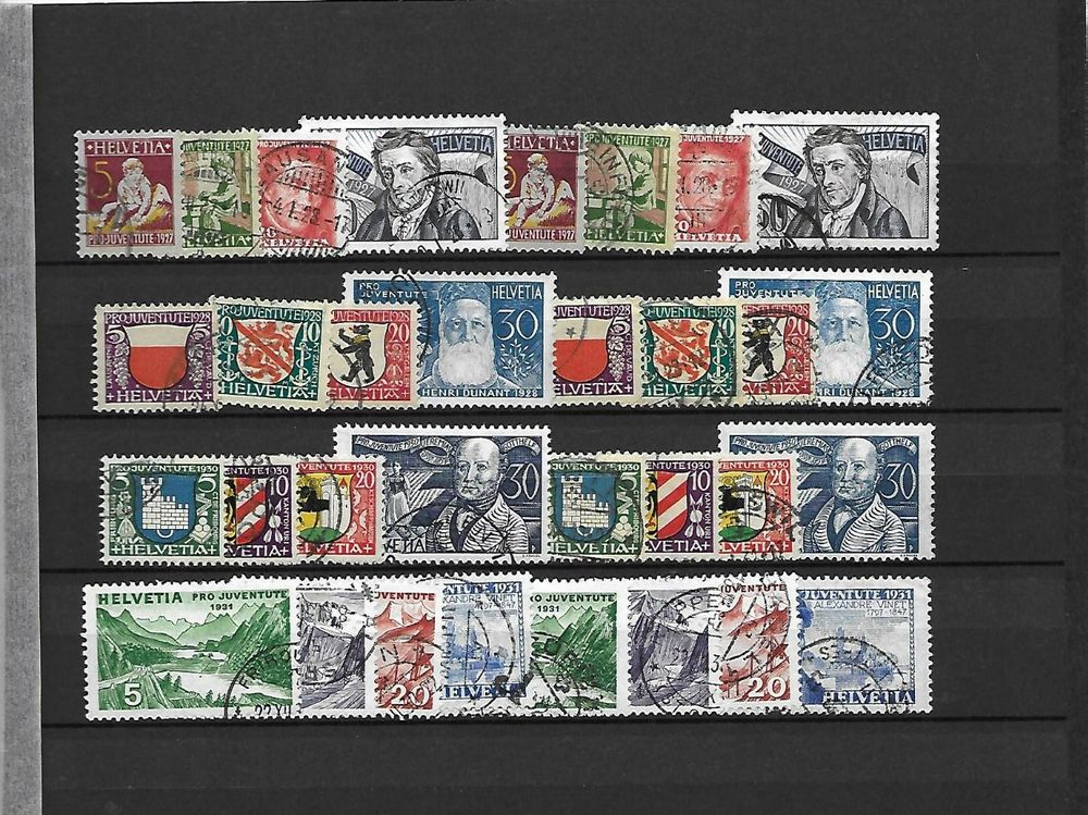 PJ gest. Restlot 1927-1931 2xSerie Kat: CHF 130.- (Gebraucht) in Basel für CHF 3 – mit Lieferung ...