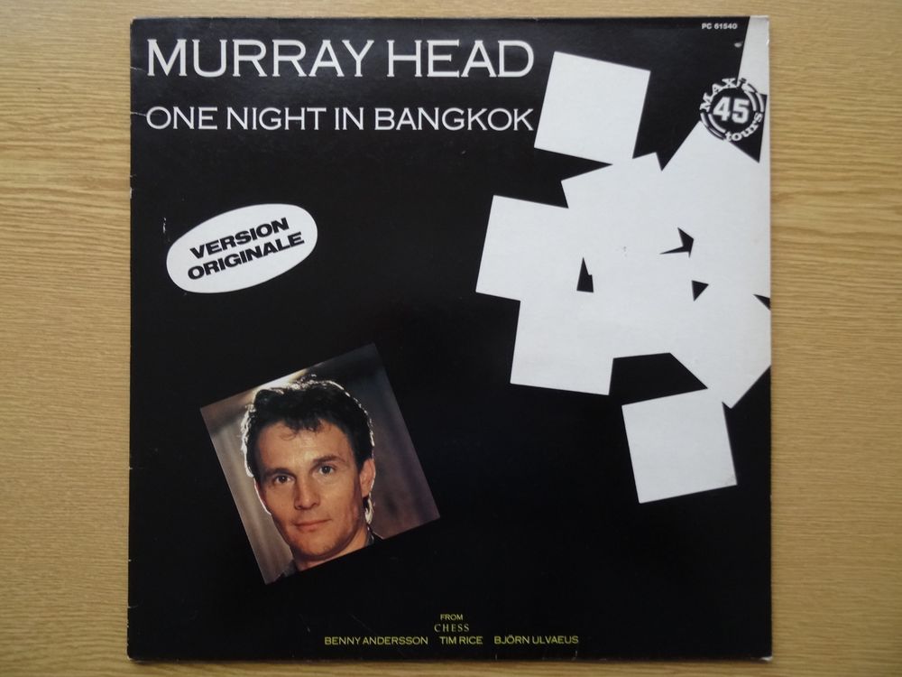 Murray Head: "One Night in Bangkok" Vinyl Maxi Single (1984) | Kaufen ...