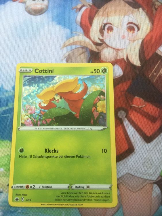 Mc Donald’s 2022 Pokémon 3/15 Cottini Holo (Neu (gemäss Beschreibung ...
