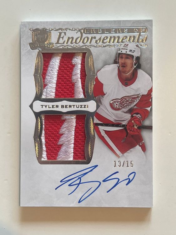 Tyler Bertuzzi 2021 Emblems 13/15 Detroit Red Wings (Neu (gemäss ...