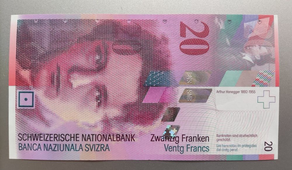20.- CHF, neuf, sans pli (Neu (gemäss Beschreibung)) in Martigny für ...