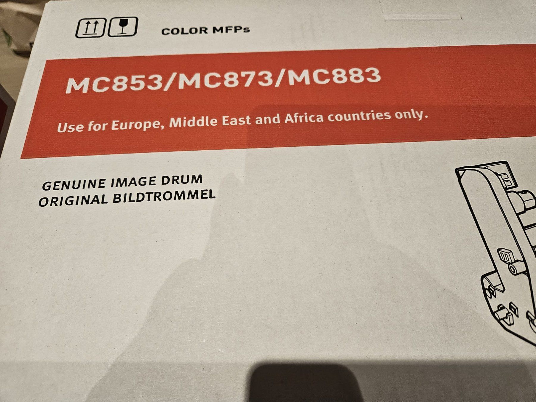 Original OKI Schwarz Bildtrommel MC853/MC873/MC883 - Neu (Neu und ...