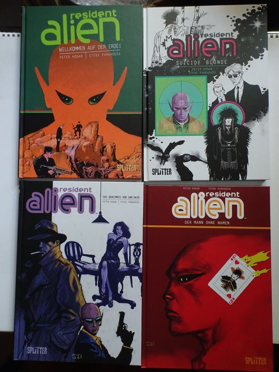 RESIDENT ALIEN Band 1 - 4 von Peter Hogan & Steve Parkhouse (Gebraucht ...