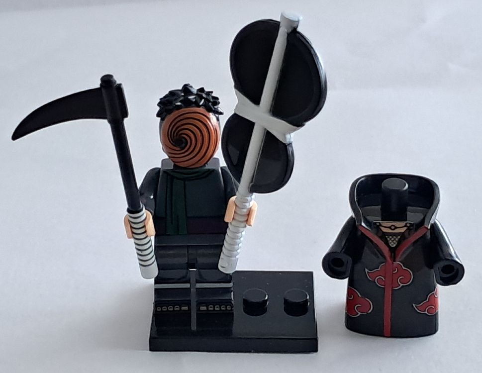 Naruto Mini-Steckfigur Obito Uchiha mit Waffen, Lego-Komp. (Neu und ...