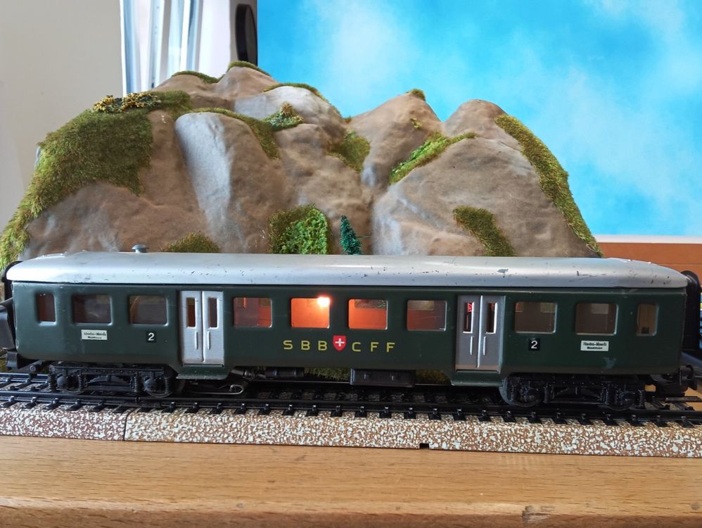 Modelleisenbahn Personenwagen beleuchtet SBB Märklin Spur H0 | Kaufen auf Ricardo
