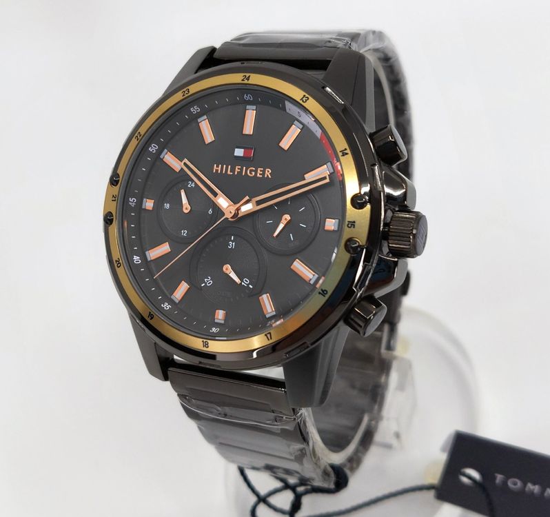 Neue Tommy Hilfiger Mason Herrenuhr 1791790 45MM | Kaufen auf Ricardo