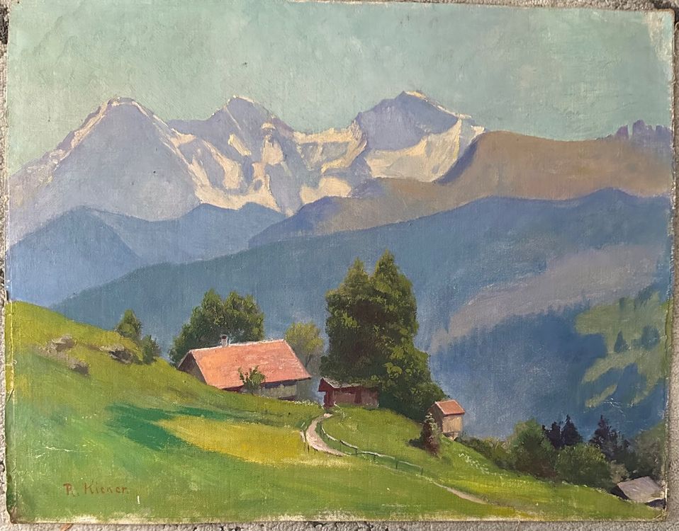 Robert Kiener (1866-1945) Berglandschafts Gemälde (Gebraucht) in Root für CHF 39 – mit Lieferung ...