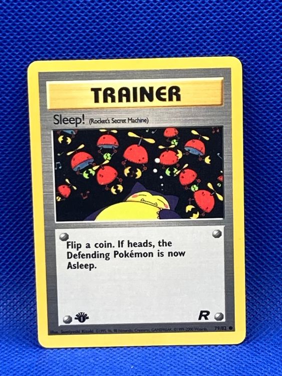 Pokemon TEAM ROCKET Sleep! / 114 EN - Edition 1 Trainer | Acheter sur ...