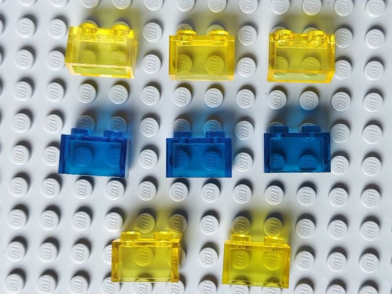 LEGO Classic Space - Brick 1x2 Mold Pip Side - 3065 (Gebraucht) in ...
