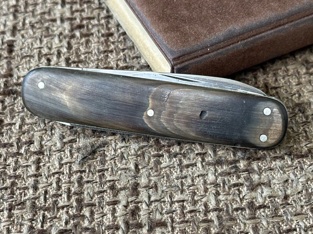 Schönes altes Sackmesser Gustav Voss-Fuchskopf Horngriff RAR (Gebraucht ...