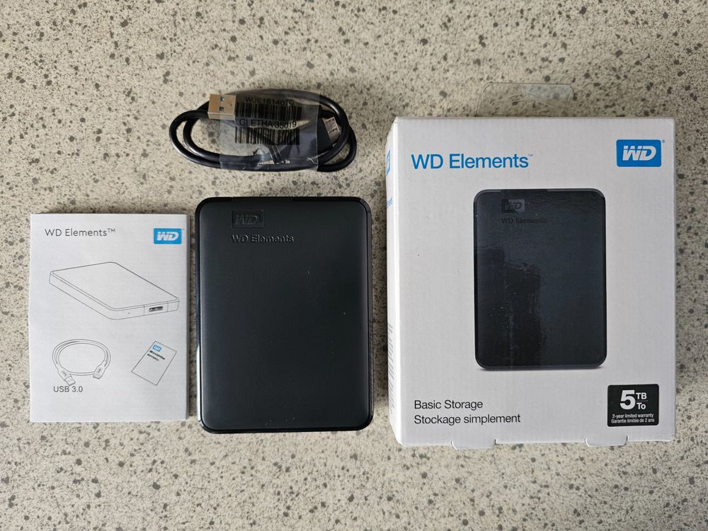 Externe 2,5“ Harddisk 5 Terabyte USB 3 - Western Digital | Kaufen auf ...