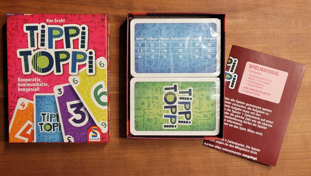 Vier neue Spiele: Phase 10, Level 8, Mogelmotte, Tippi toppi (Neu und ...