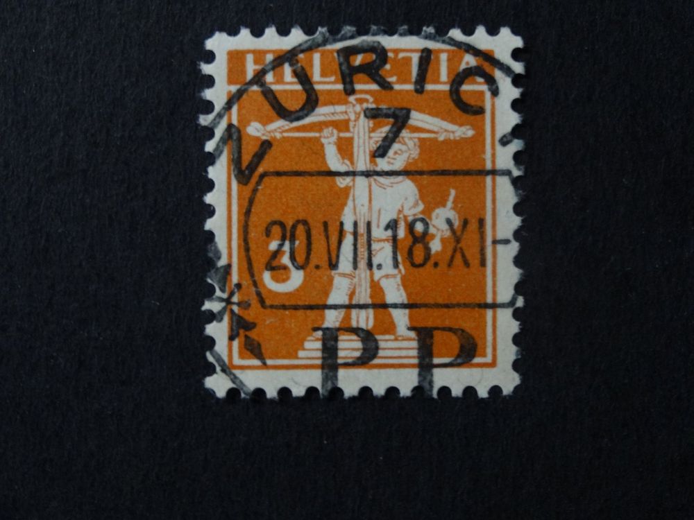 Vollstempel ZÜRICH 7 PP 20.VII.18 (Gebraucht) in Anwil für CHF 2 – mit Lieferung auf Ricardo kaufen