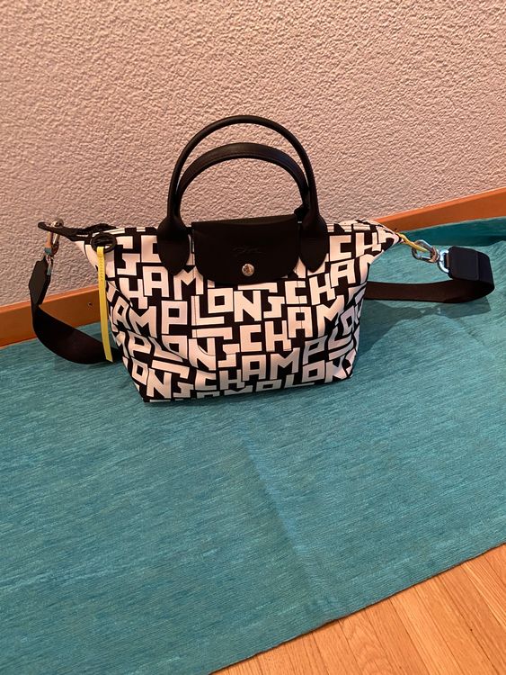 Longchamp Tasche Weiss Nylon