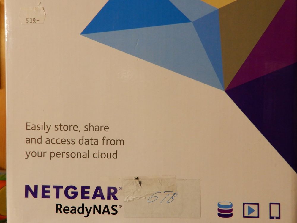 Netgear ReadyNas 2 Bay Network Attached Storage RN102 6Terra (Gebraucht ...