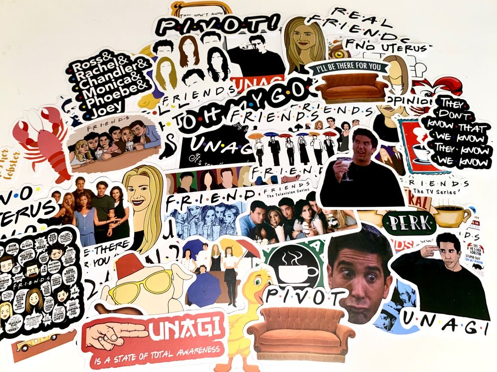 50 Stickers : Friends (Neu und originalverpackt) in Collombey für CHF 3 ...