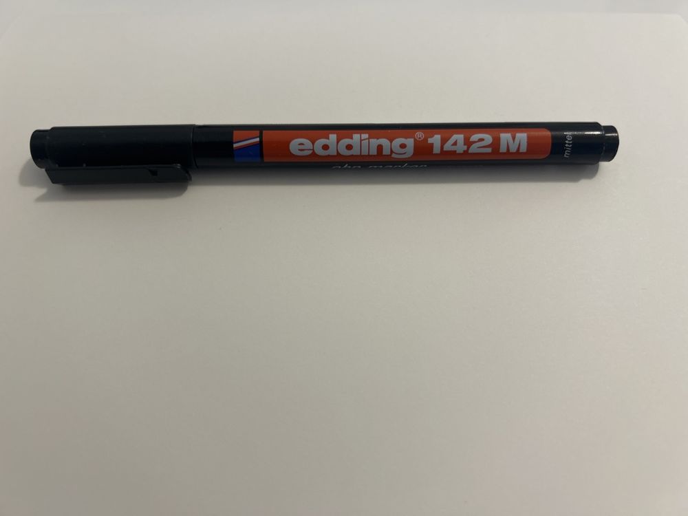 Edding 142 M Schwarz Permanent Marker - Ideal für vielfältig (Gebraucht ...