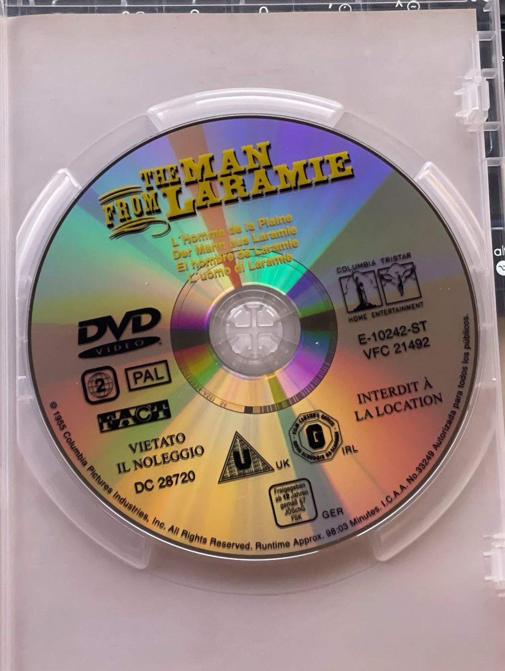 L'uomo di Laramie (1955) - DVD (D'occasion) à Semsales pour CHF 2.5 ...