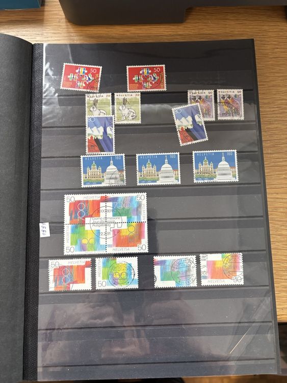 Einsteckalbum mit Schweizer Sammlung 90er-2000er Jahre (Gebraucht) in Murgenthal für CHF 29 ...