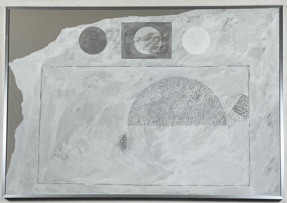 Rolf Winnewisser (1949) grosse Mischtechnik (Gebraucht) in Root für CHF 260 – mit Lieferung auf ...