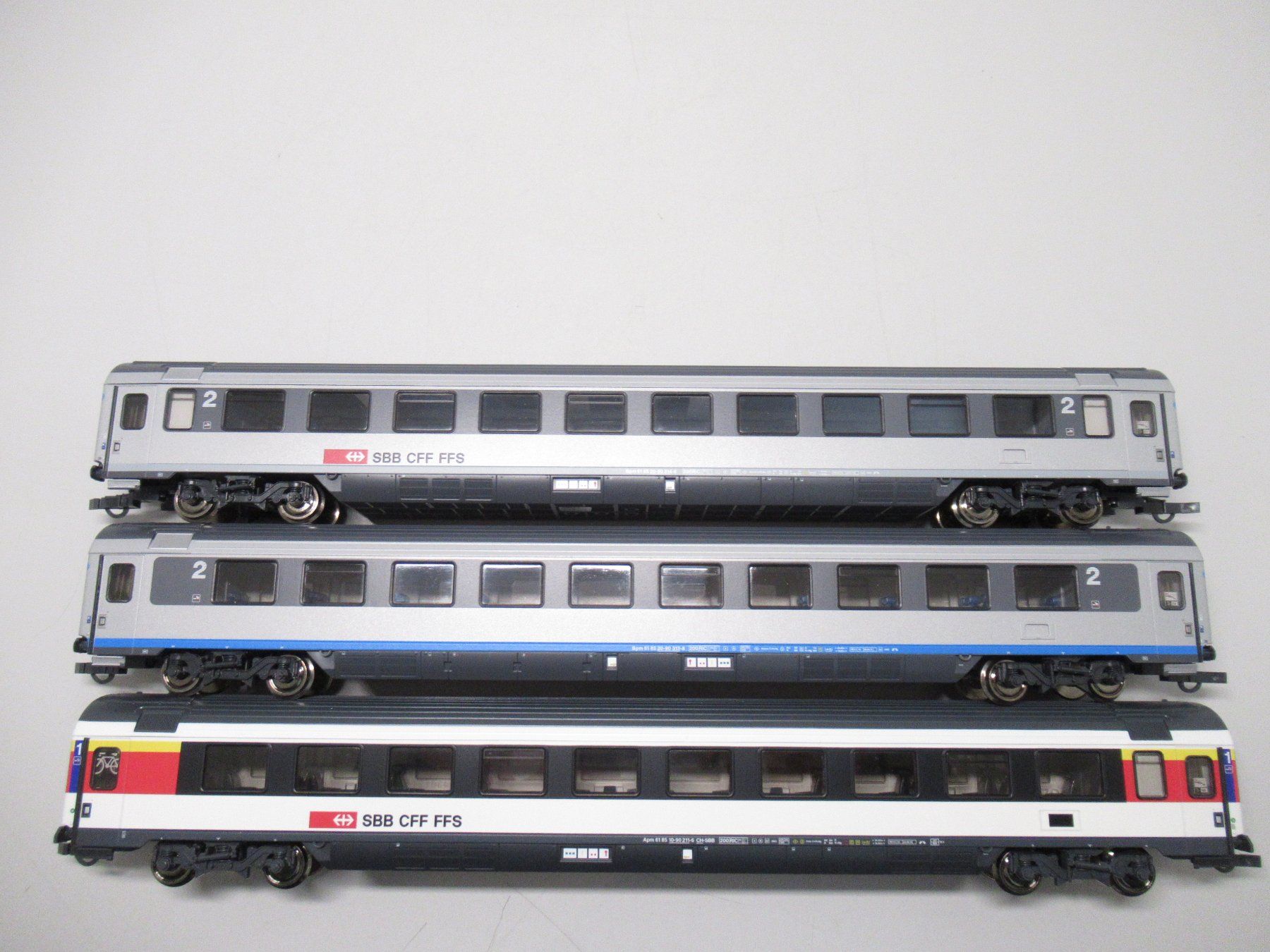 Roco 74022 EuroCity Personenwagen Set 3 Teilig SBB CFF FFS (Gebraucht ...