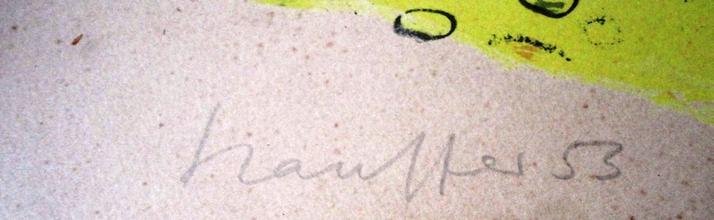 STAUFFER, FRED Lithographie (Gebraucht) in zurich für CHF 150 – mit Lieferung auf Ricardo kaufen