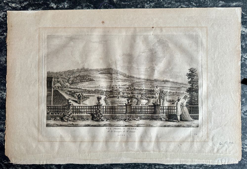 Vue prise a Berne, de la Terrasse de Mr. Sinner. 1780 | Kaufen auf Ricardo