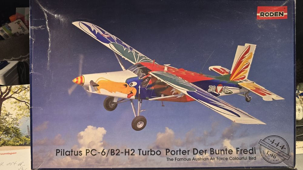 Pilatus PC-6/B2H2 Turbo Porter (Der Bunte Fredi) RODEN 1/48 (Neu ...