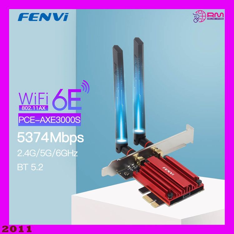 Wi-Fi 6E A5G/6 GHz Wireless PCI-E Adapter Bluetooth 5.2 (Neu und ...