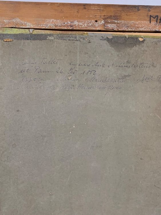 Louis Vallet (1856-1940) Rötelzeichnung Liegender Dame (Gebraucht) in ...