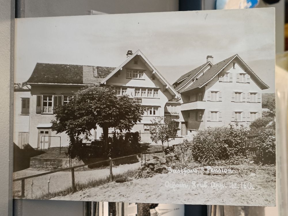 Echt Photo Karte / Gasthaus Pension Ochsen - Grub AR / 1925 (Gebraucht ...