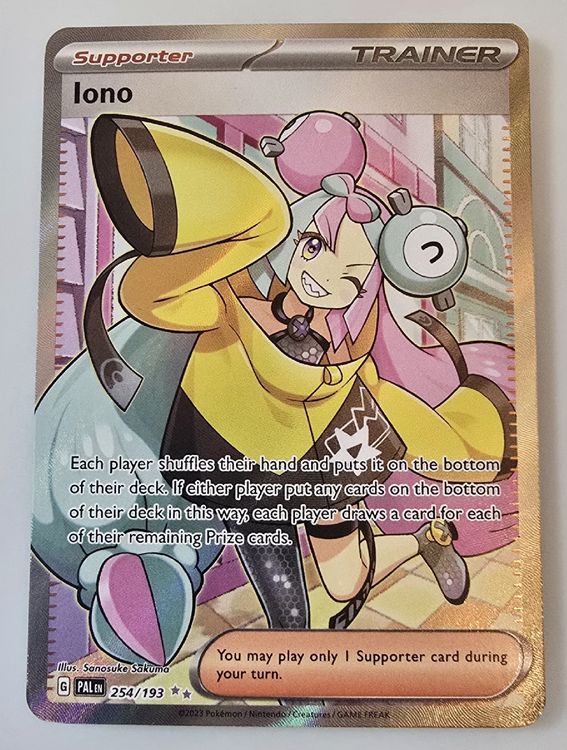Carte Pokémon Iono Full Art 254/193 (Neu (gemäss Beschreibung)) in ...