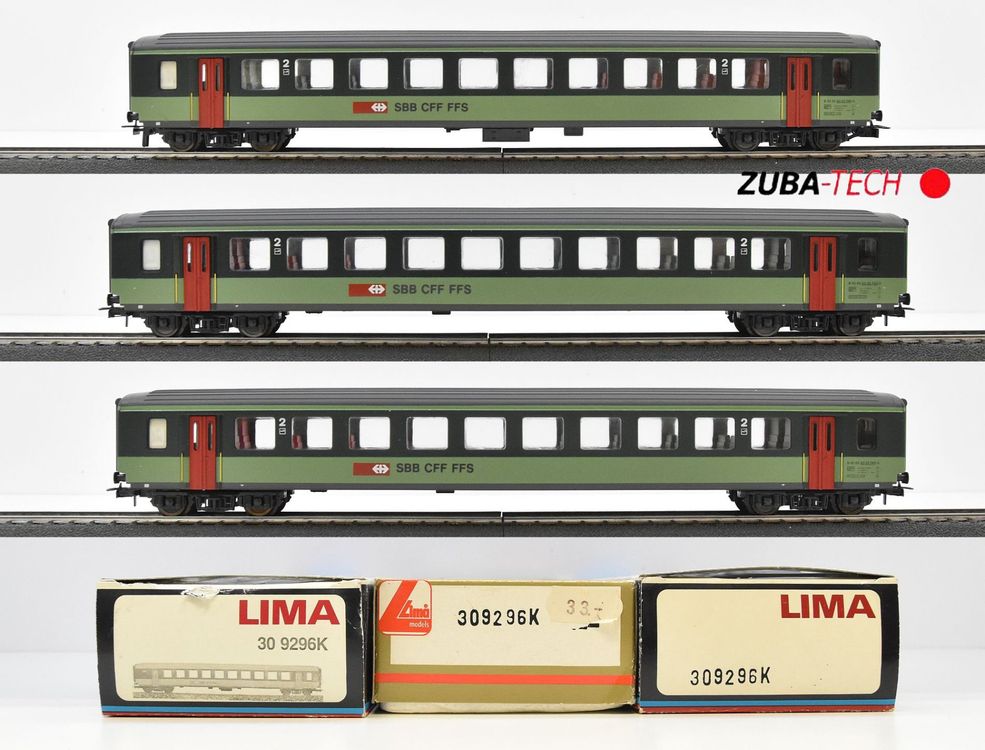 Lima 3x Personenwagen EW I NPZ-Prototyp Lack SBB H0 OVP (Gebraucht) in St. Gallen für CHF 60 ...