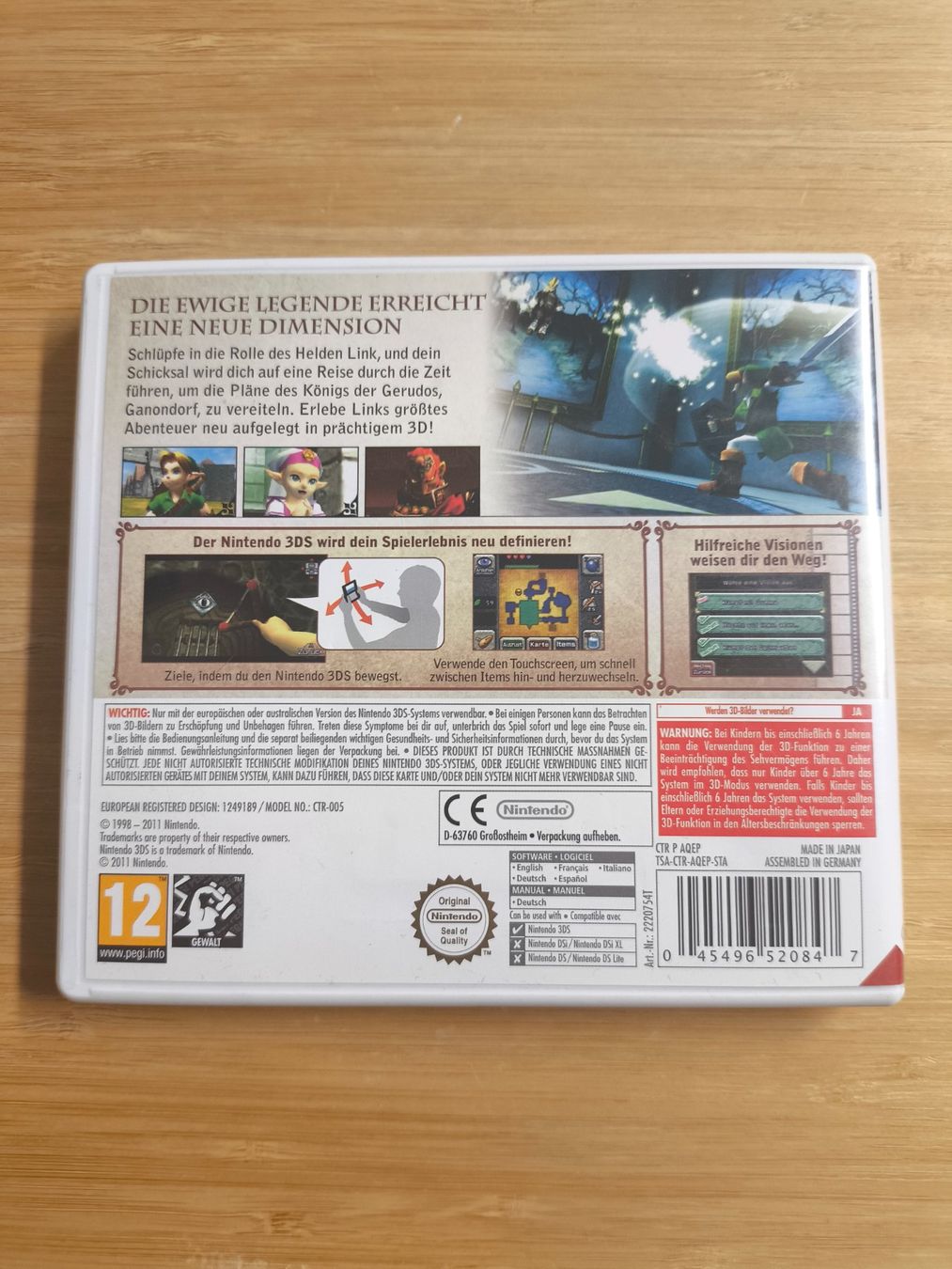 Zelda Ocarina of Time 3D - Nintendo 3DS - Top Zustand! (Gebraucht) in ...