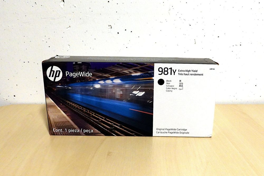 HP PageWide Pro 981Y, black Patrone (L0R16A) Neu & OVP (Neu und originalverpackt) in ...
