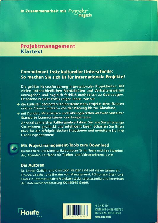 Internationale Projekte leiten - Projektmanagement | Kaufen auf Ricardo